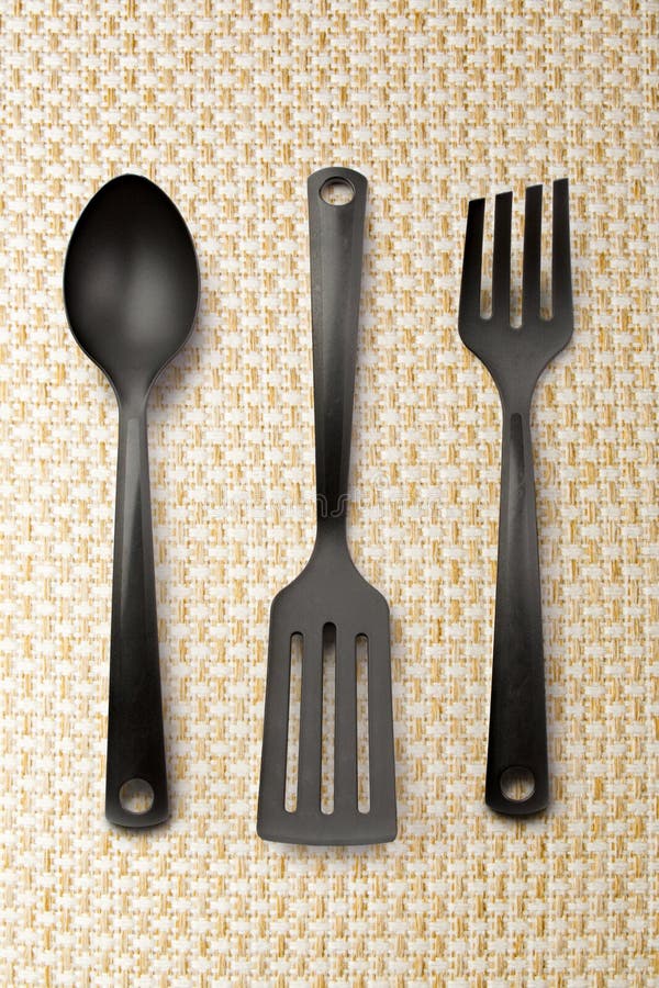 Kitchen utensil collection stock image. Image of handle - 17850253