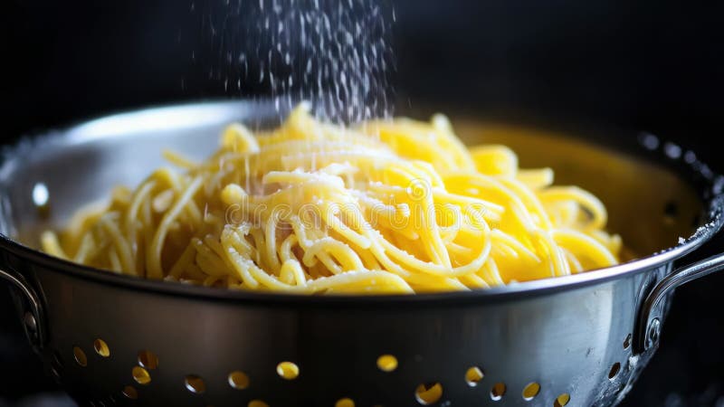 A Kitchen Utensil Filled with Various Types of Pasta Stock Video ...