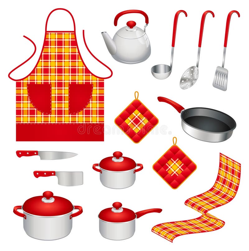 Kitchen utensils stock illustration. Illustration of artistic - 31123062