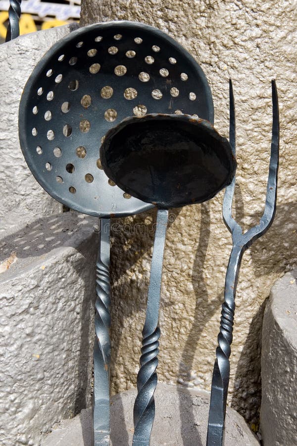 Kitchen utensils stock photo. Image of novgorod, spoon - 9170826