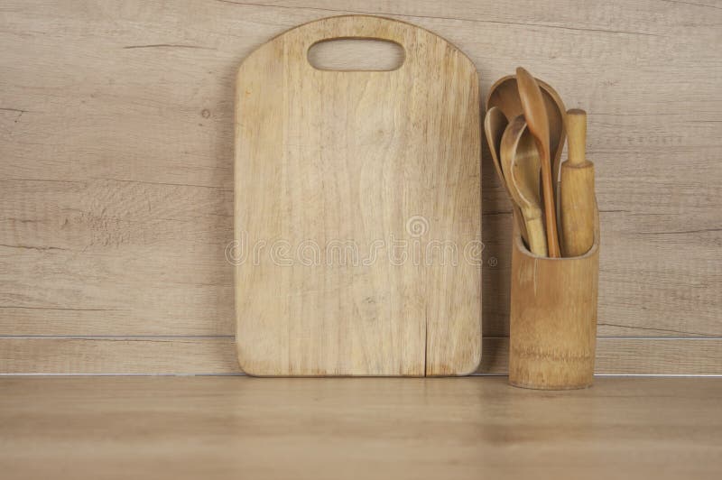 Kitchen Utensils Background with a Blank Space for a Text, Home Kitchen ...