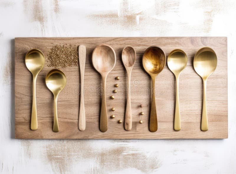 Kitchen Utensils Background with a Blank Space for a Text, Home Kitchen ...