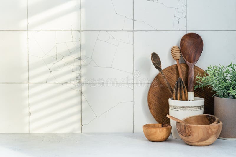 Kitchen Utensils Background Stock Photo - Image of space, modern: 272694688