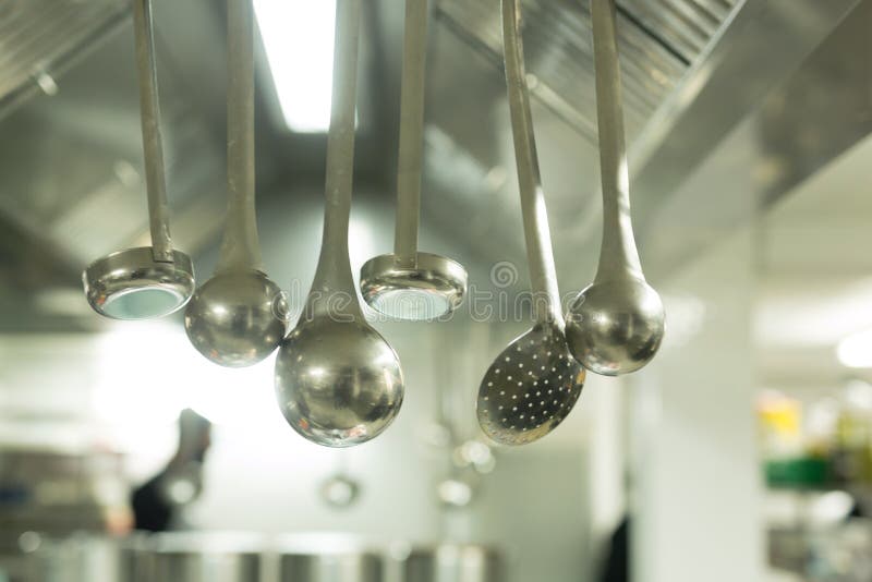 Stainless steel cookware stock image. Image of gastronomic - 113595963