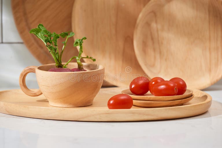 Kitchen Utensils with Fresh Vegetable and Fruit on the Table. Kitchen ...