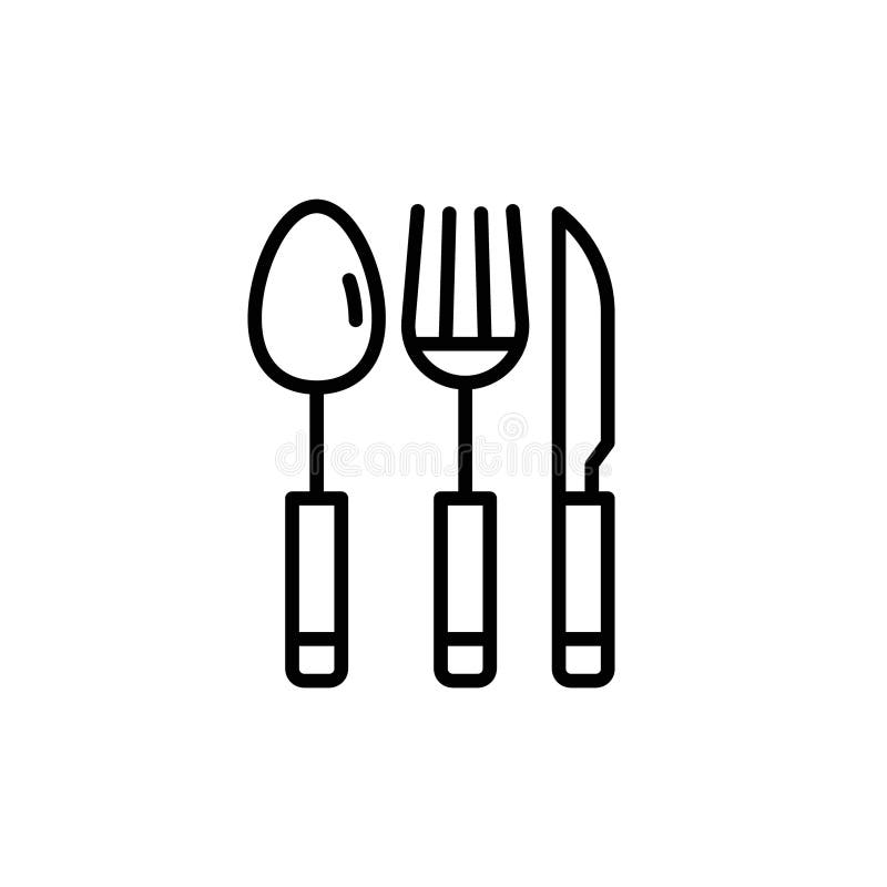 Kitchen Utensils Icon Ideal for Cooking and Culinary Arts Stock Vector ...