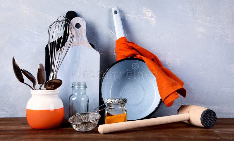 Kitchen utensils stock photo. Image of food, culinary - 182221248