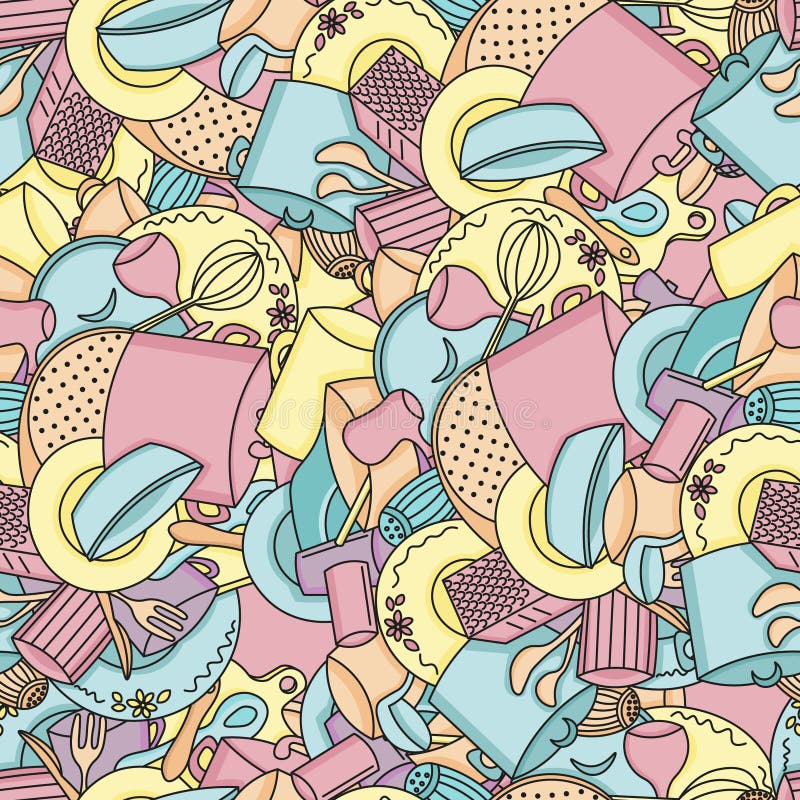 Continuous Line Plates Stock Illustrations – 56 Continuous Line Plates ...