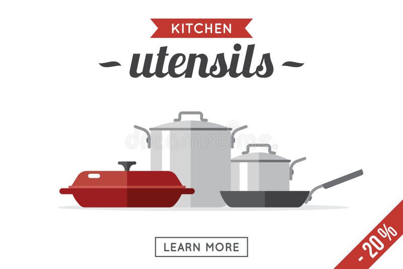 Kitchen utensils stock vector. Illustration of composition - 98638389