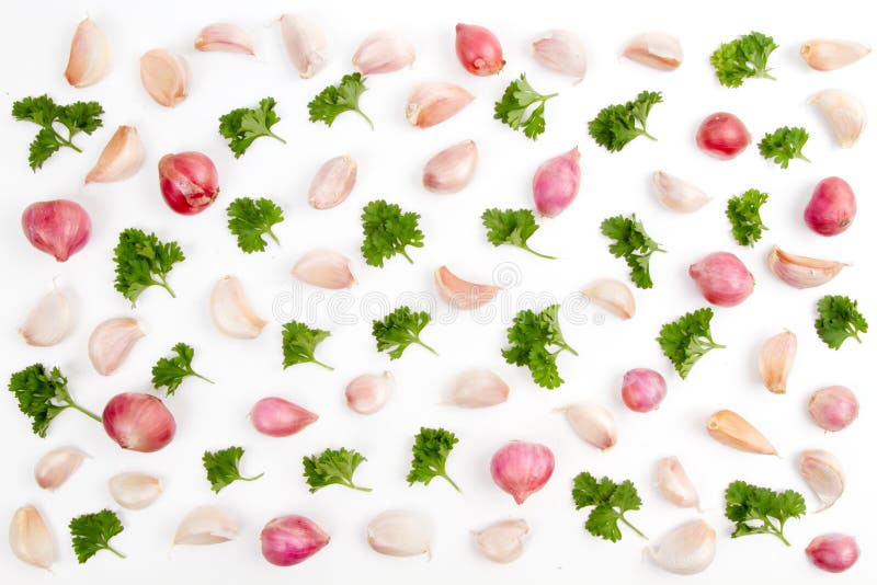 Ingredient Pattern for Food Menu and Wallpaper Concept. Stock Image ...