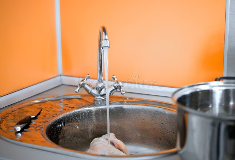 Kitchen washing stock image. Image of meal, food, knife - 26091681