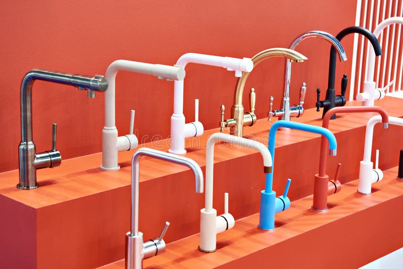 Water Taps in Chemical Laboratory Stock Photo - Image of chemical ...