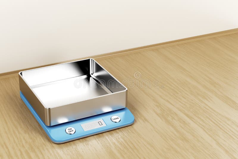 Kitchen weight scale stock illustration. Illustration of pound - 93418062