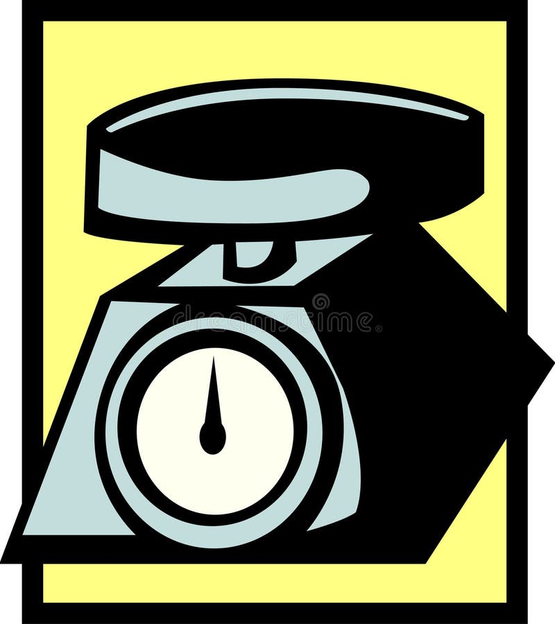 Kitchen Weight, Scale, Measure, Measurement Icon Set, Vector ...