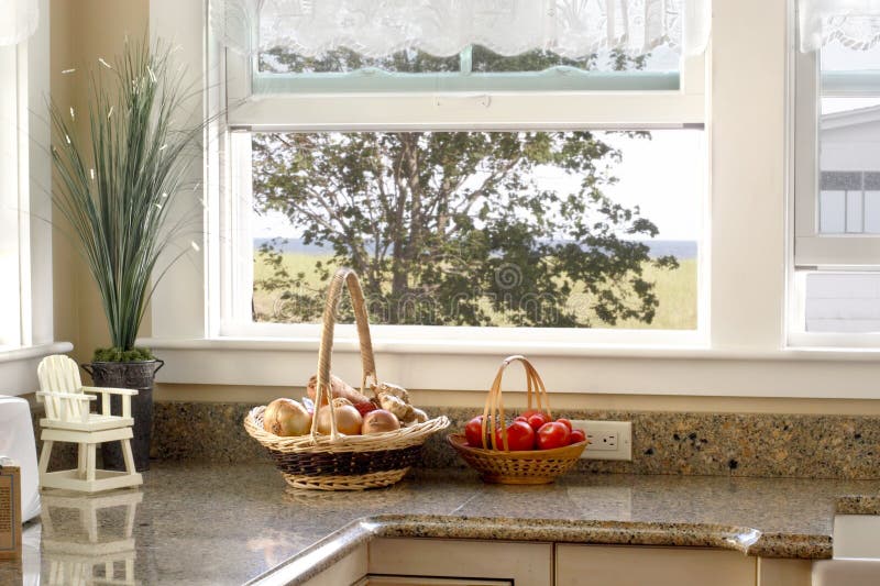 The kitchen window stock photo. Image of house, kitchen - 21716452