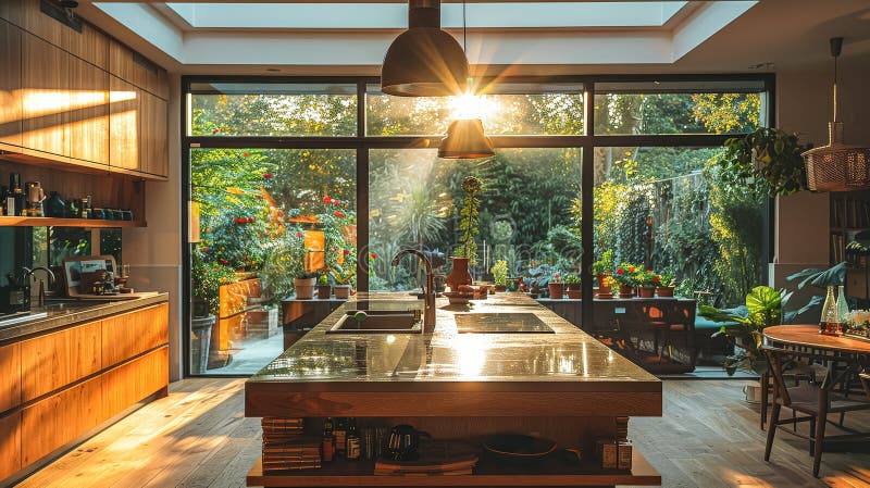 A Kitchen with a Window that Lets in Sunlight and a Counter with a ...