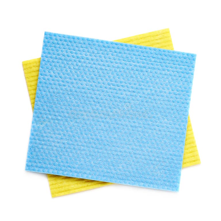 Kitchen Wipe Cloth Isolated Stock Photo - Image of scrubbing, equipment ...