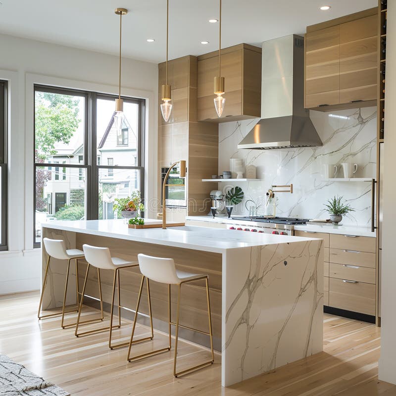 Kitchens stock illustration. Illustration of home, furniture - 331458065