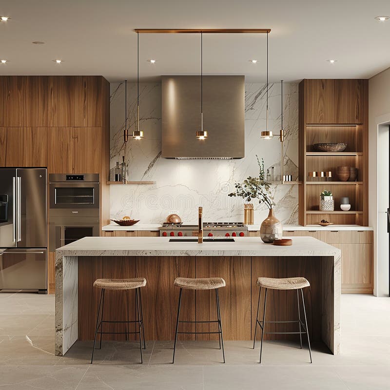 Kitchens stock illustration. Illustration of style, colors - 331458223