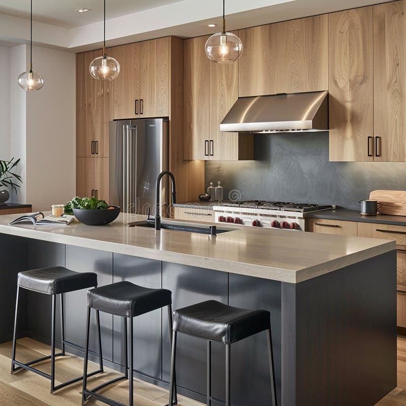 Kitchens stock illustration. Illustration of glass, contemporary ...