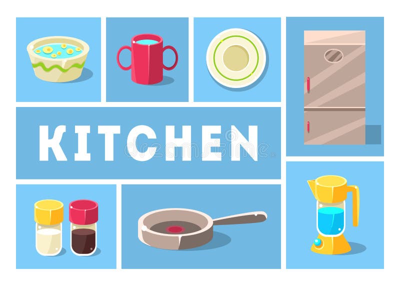 Kitchenware Collection, Kitchen Tools, Cooking Utensils Icons for Web ...