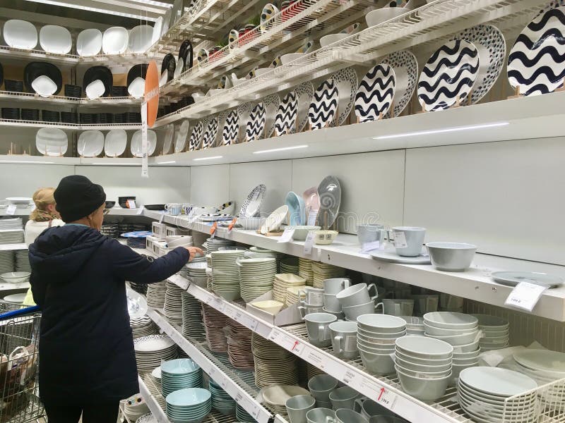 Kitchenware at the IKEA Store Editorial Stock Image - Image of home ...