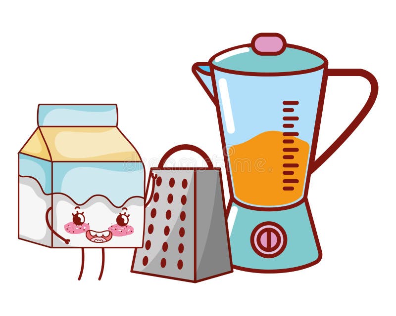 Kitchenware and Ingredients Cartoon Stock Vector - Illustration of ...