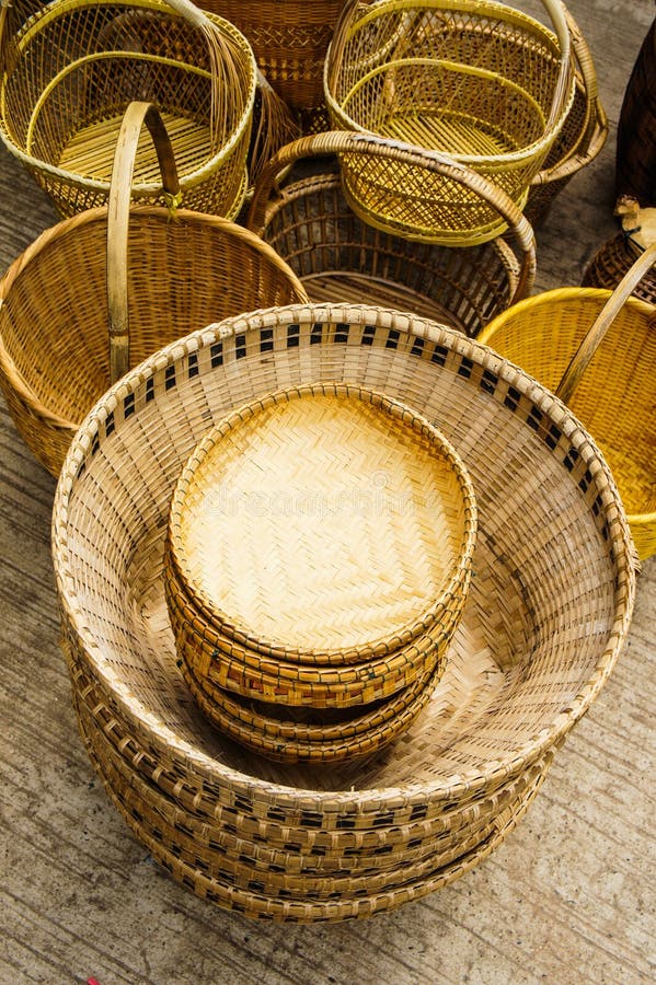 Kitchenware made of bamboo stock image. Image of objects - 45685681