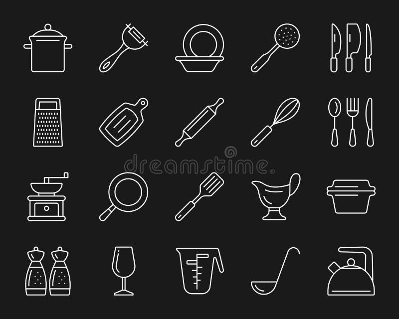 Ware Icons Collection Stock Illustrations – 445 Ware Icons Collection ...