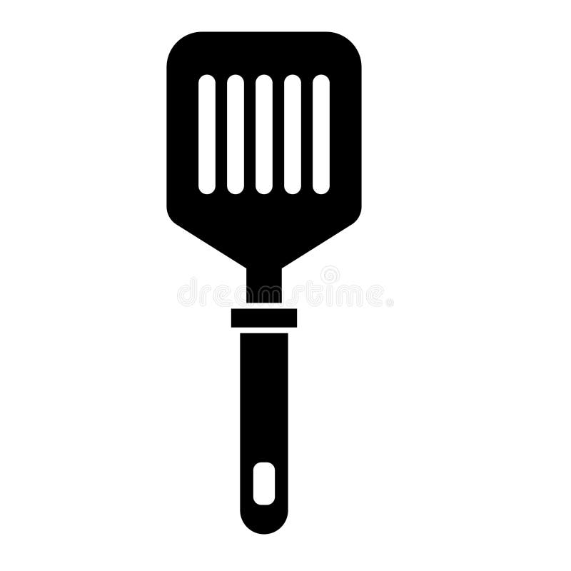 Kitchenware Spatula Icon. Grill Spatula Stock Vector - Illustration of ...
