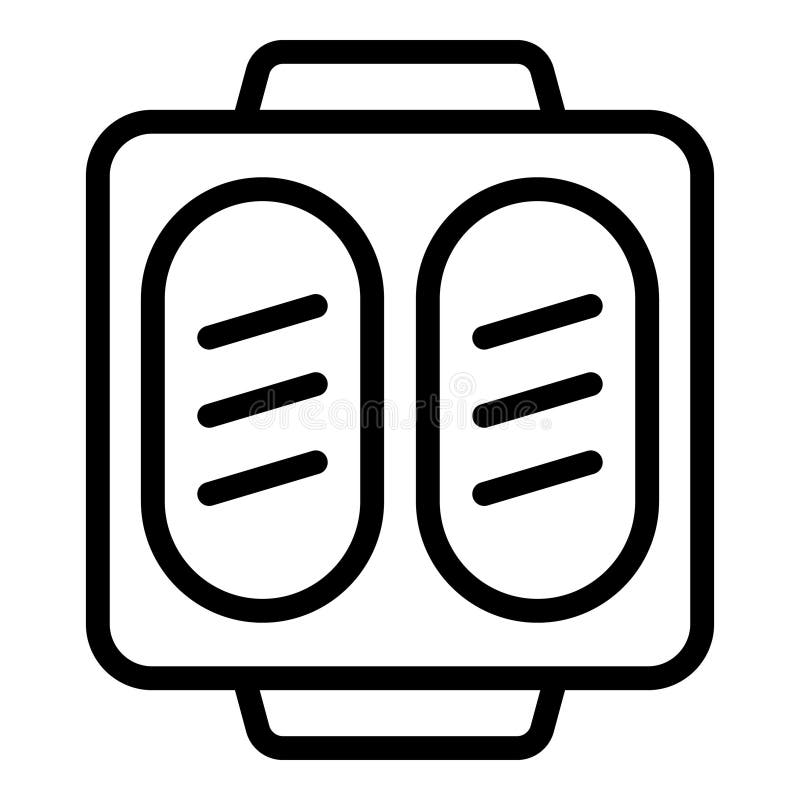 Kitchenware Utensil Icon Outline Vector. Baking Oven Form Stock Vector ...