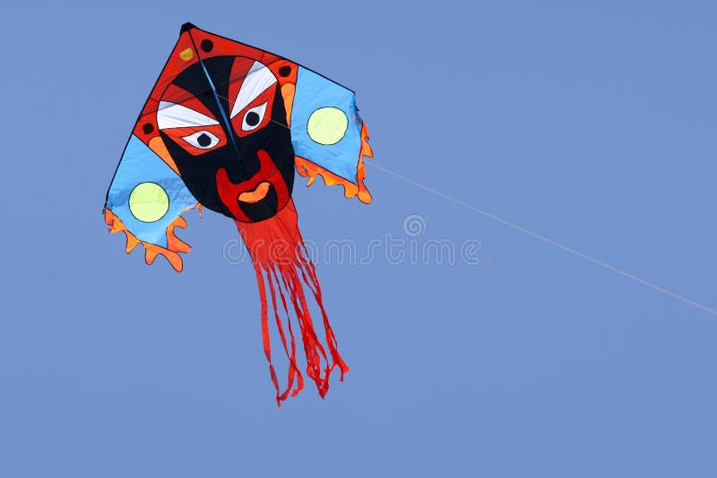 Kite stock image. Image of facial, face, toys, black - 18987523