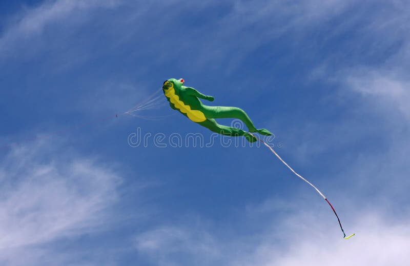 Kite stock image. Image of frog, yellow, blue, green - 27631225