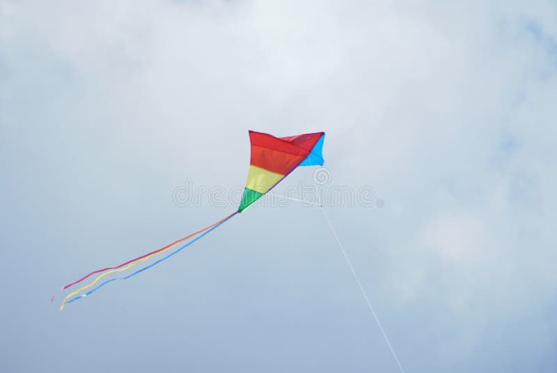 Kite stock photo. Image of colors, flying, seasonal, colorful - 4995434