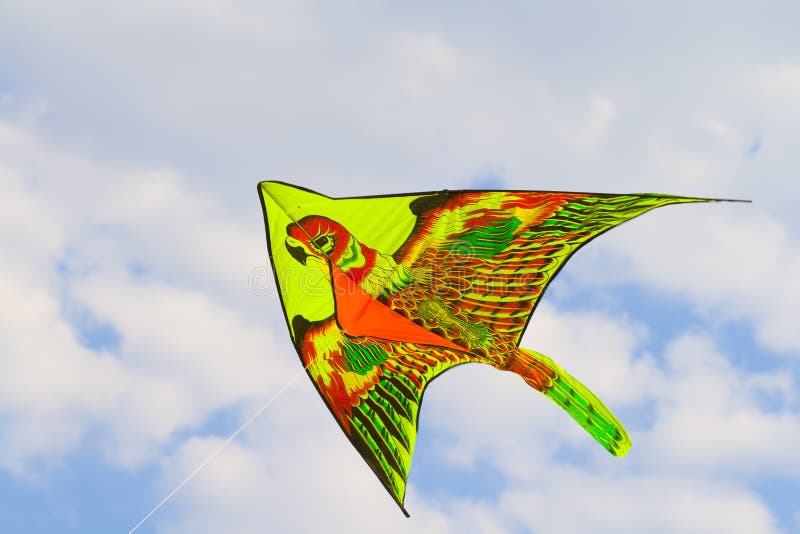 Kite stock image. Image of outdoor, cloud, kite, leisure - 6171957