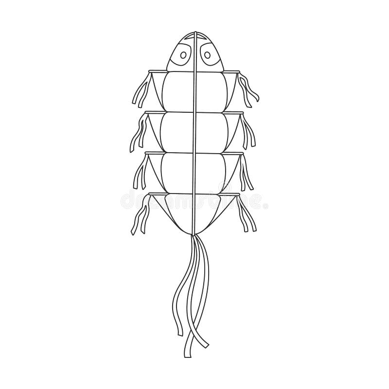 Kite Bird Vector Icon.Black Vector Icon Isolated on White Background ...