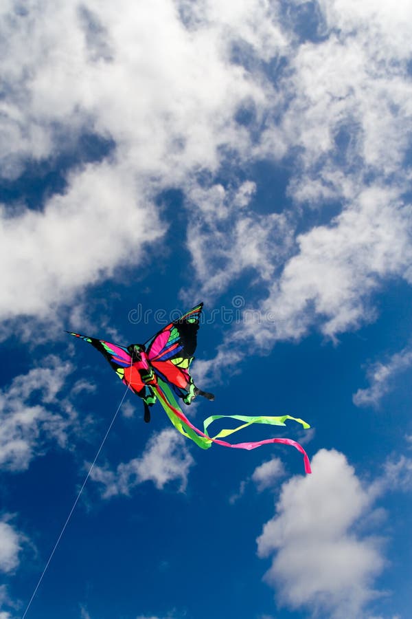 Kite Butterfly stock photo. Image of wind, leisure, windy - 2515332