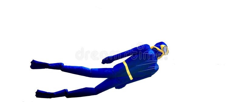 Kite Diver, Newport, Rhode Island Kite Show Stock Image - Image of ...