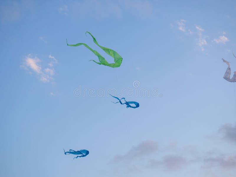 Kite Festival. Kites in the Sky. a Spectacle . Wind is Like a Force ...