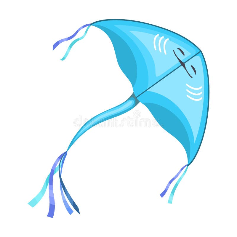 Kite Fish Vector Icon.Outline Vector Icon Isolated on White Background ...