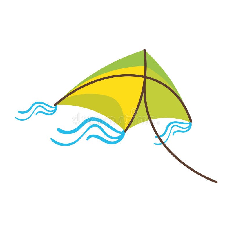 Kite fly paper toy stock vector. Illustration of isolation - 330648910