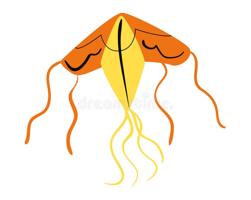 Kite fly plane shape stock vector. Illustration of cute - 330405972