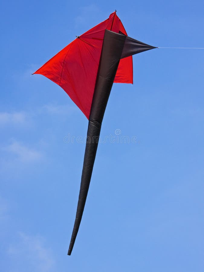 Kite Flying High stock image. Image of gusty, colourful - 21004397
