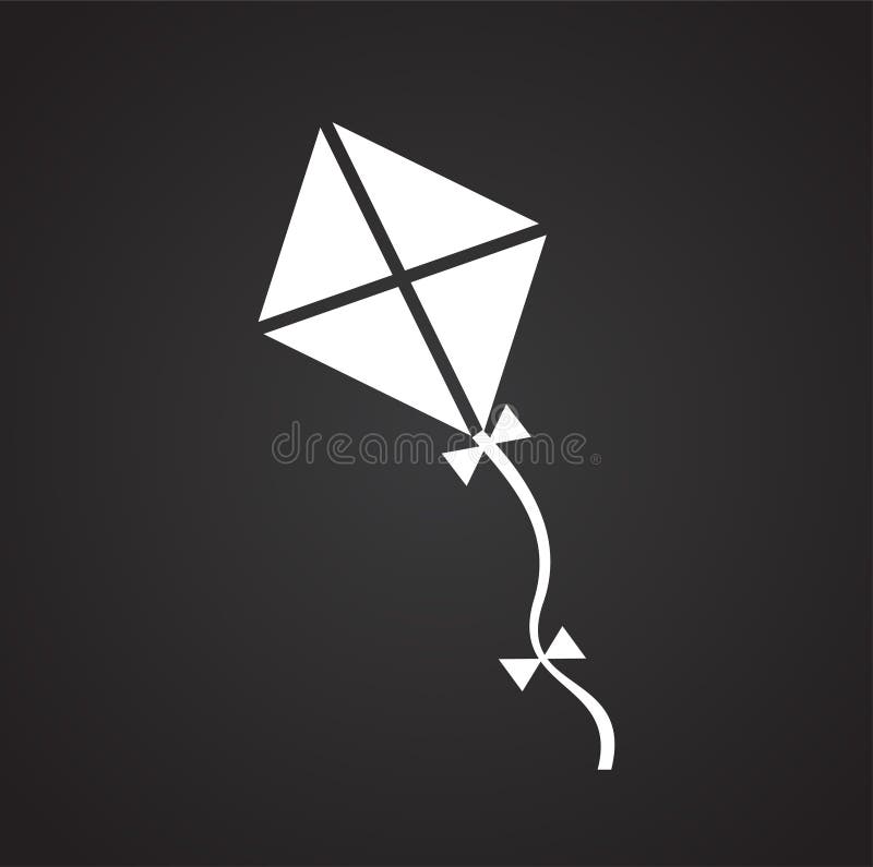 Kite Icon on Background for Graphic and Web Design. Simple Illustration ...