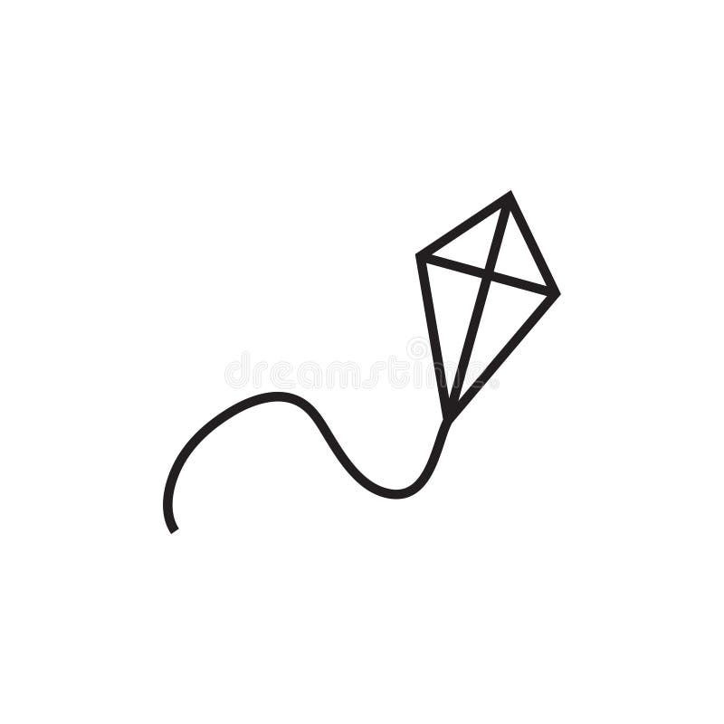 Kite Icon Design Template Vector Isolated Illustration Stock ...