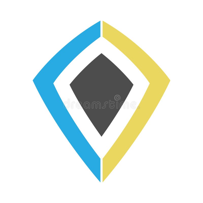 Kite Logo Icon, Digitial Technology Concept - Vector Stock Vector ...