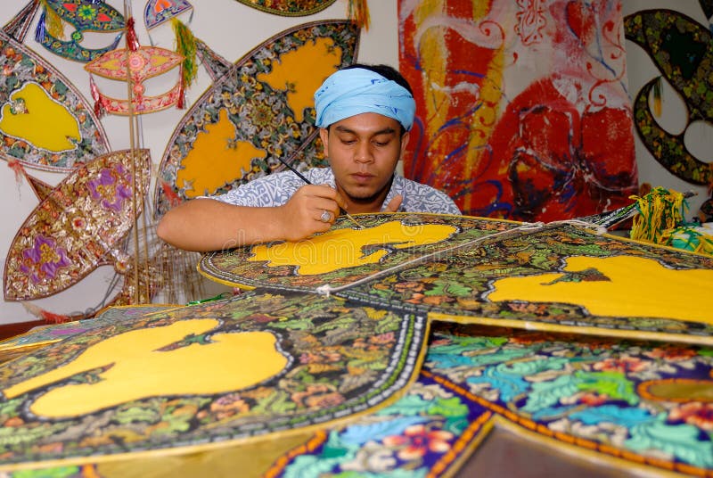 Malaysian Kite (Wau) stock photo. Image of crafts, kite - 25371678