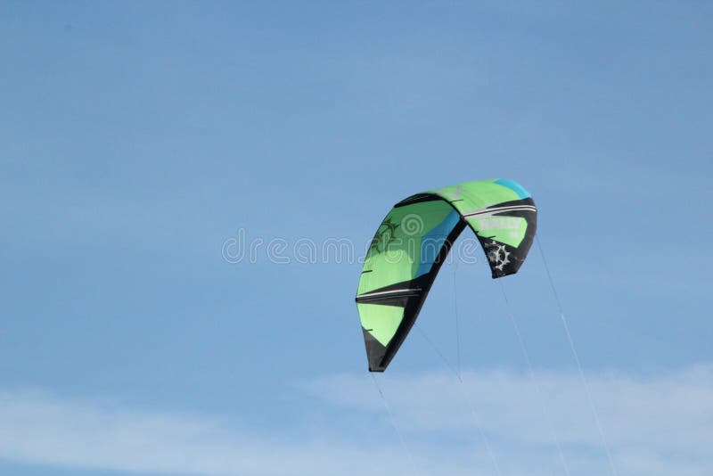 Kite Surfing Kite Sail stock photo. Image of industries - 89511910