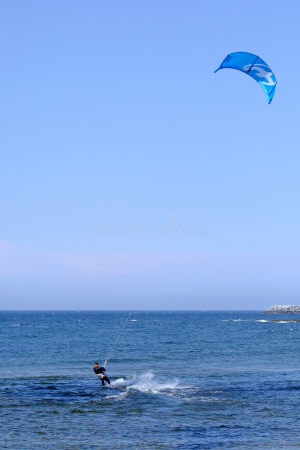 Kite surfing editorial photography. Image of sport, sports - 77442892