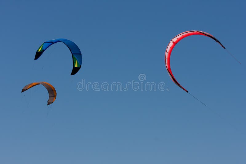Kite Surfing stock photo. Image of kitesurfing, curved - 65691794